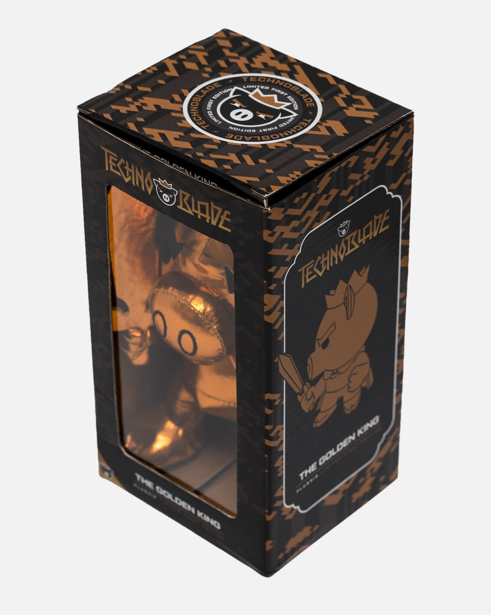 Technoblade 'Golden King' Metallic Gold Plushie (Limited Edition ...