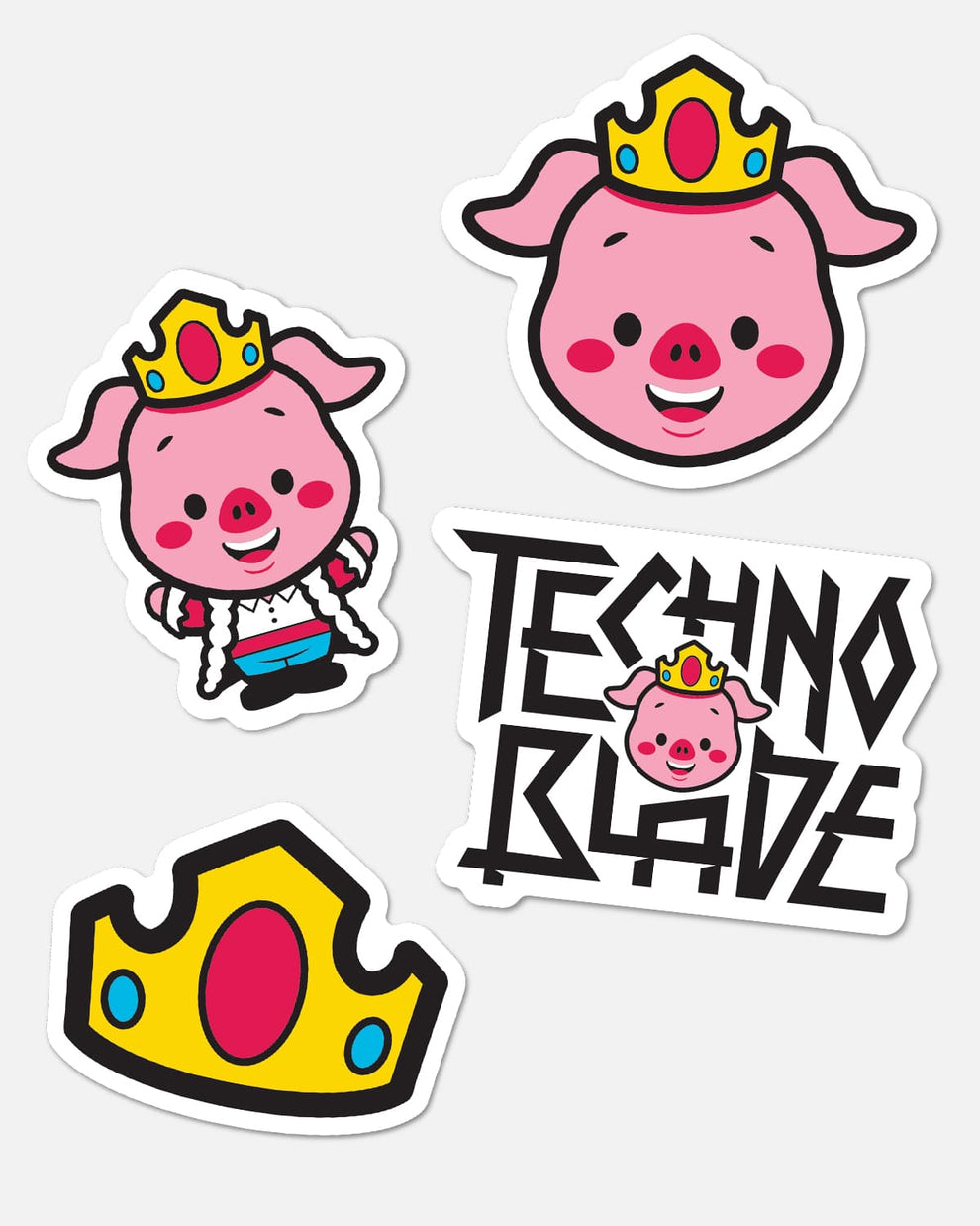 Technoblade 'Classic Pig' Sticker Pack – Technoblade Official