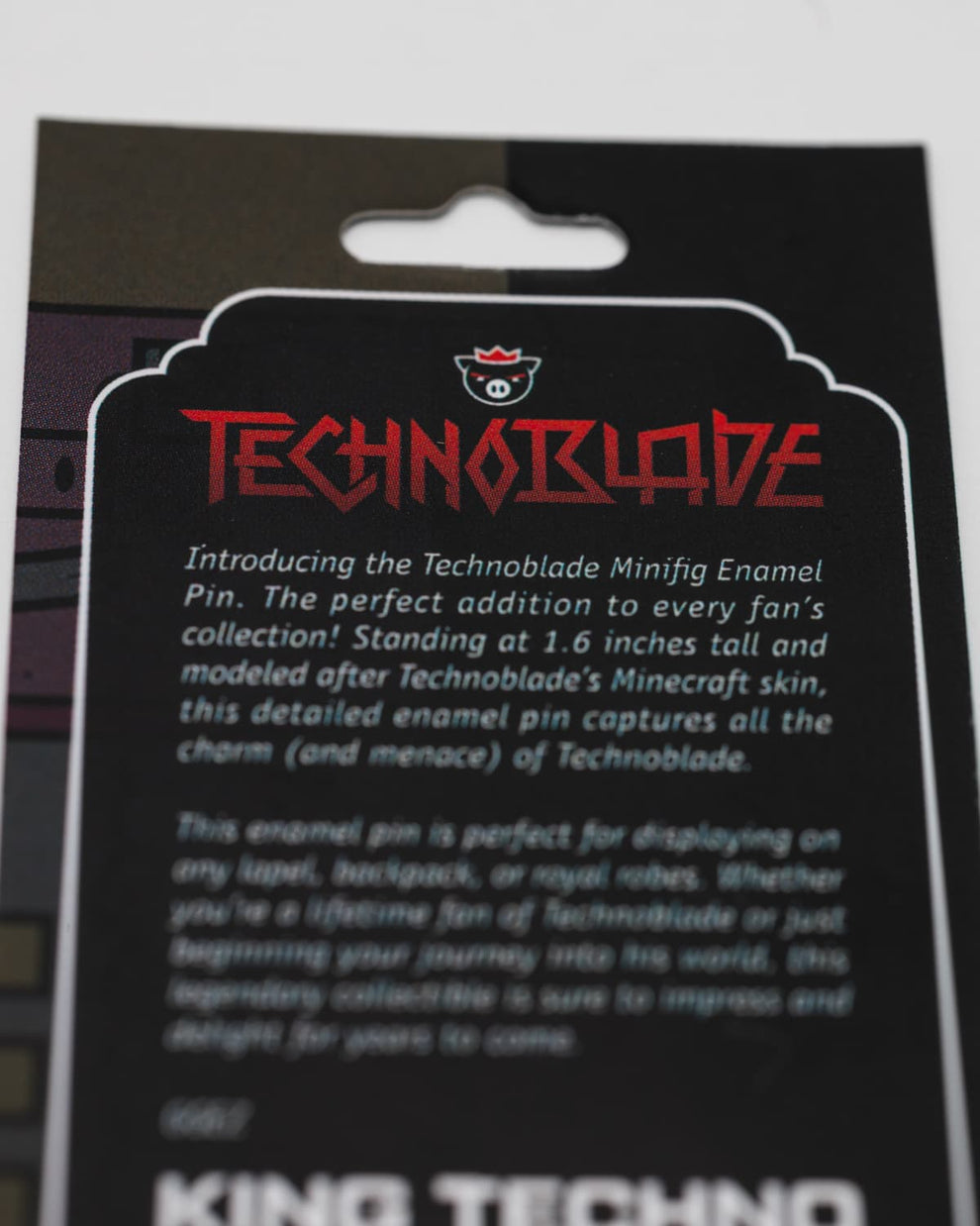 Technoblade Mini Fig Enamel Pin – Technoblade Official
