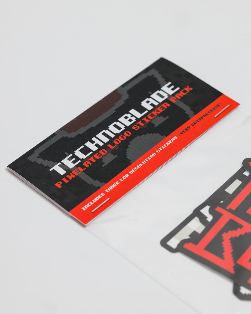 Technoblade 'Pixelated Logos' Sticker Pack – Technoblade Official